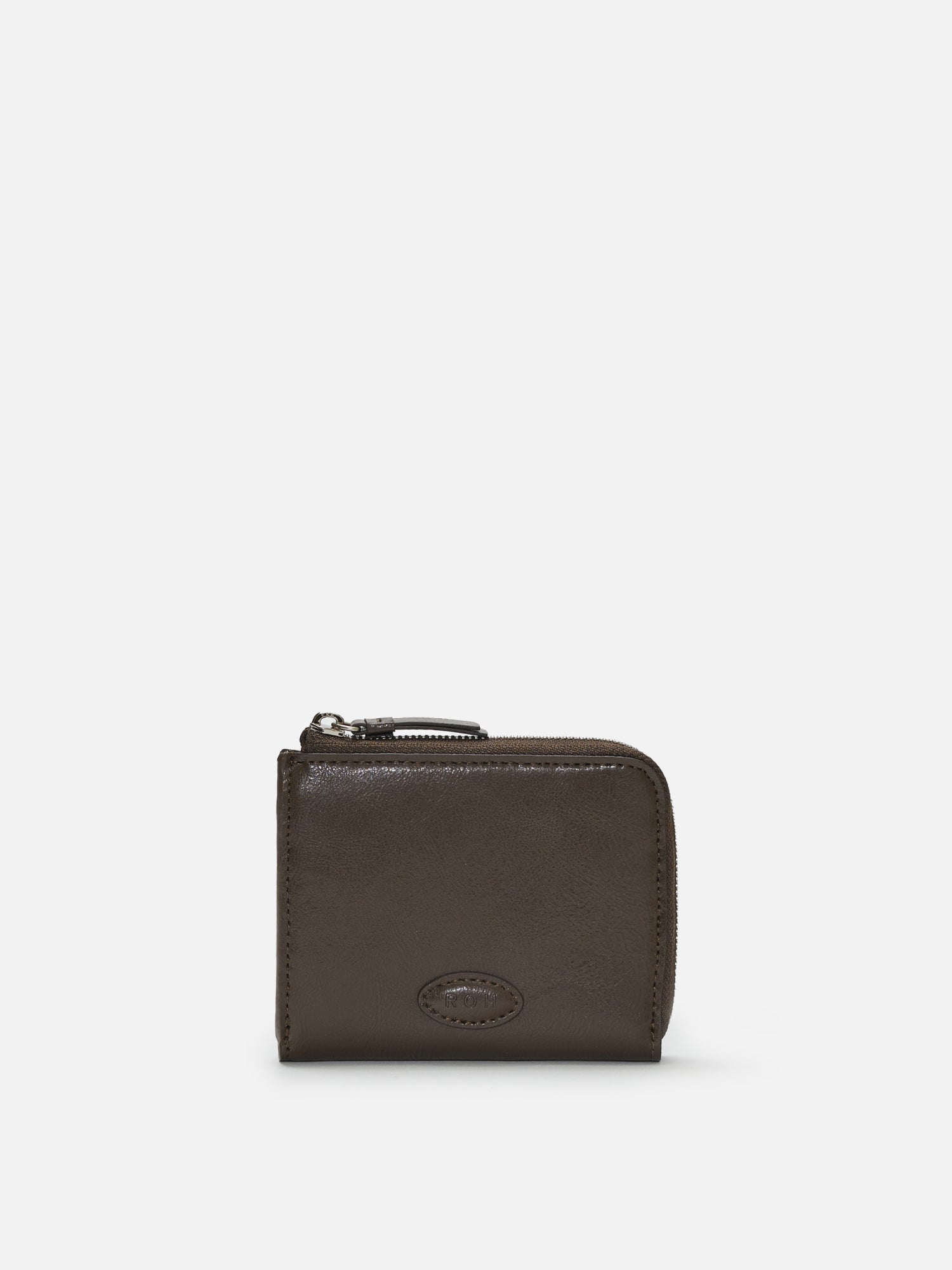 Oval button wallet